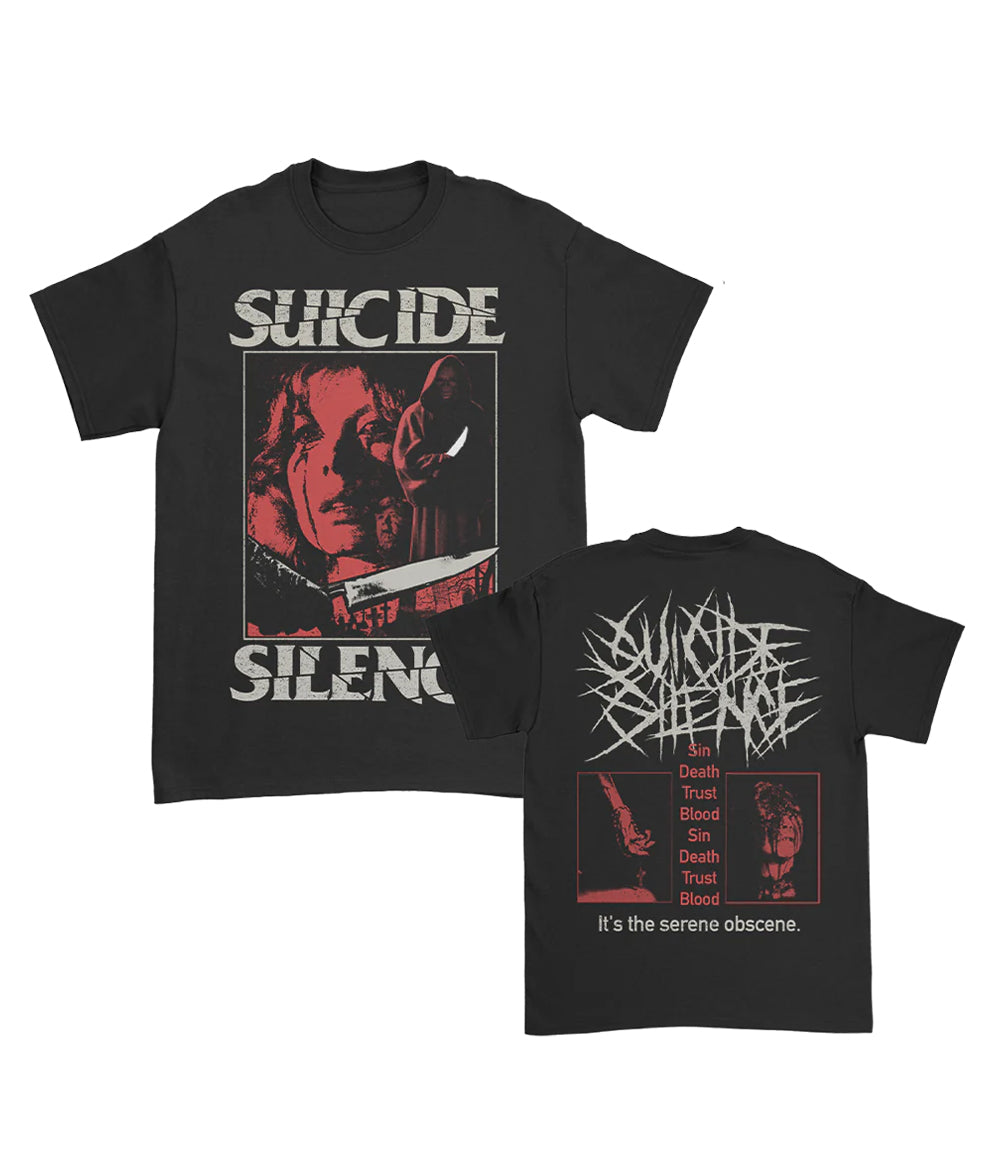 Suicide Silence Serene Obscene T-Shirt (Black)
