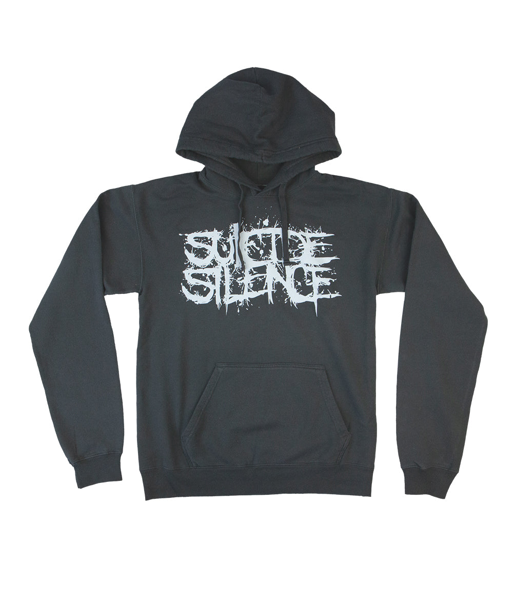 Suicide Silence Logo Pullover (Pigment Dyed Black)